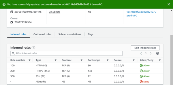 Understanding Aws Acl Access Control Lists Controlling Subnet Traffic Accend Networks San